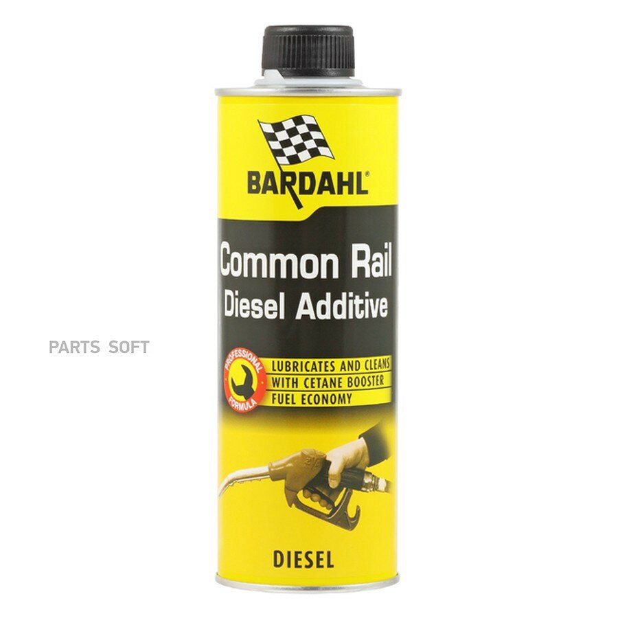 BARDAHL 1072 Присадка в дизель COMMON RAIL DIESEL ADDITIVE 500ML