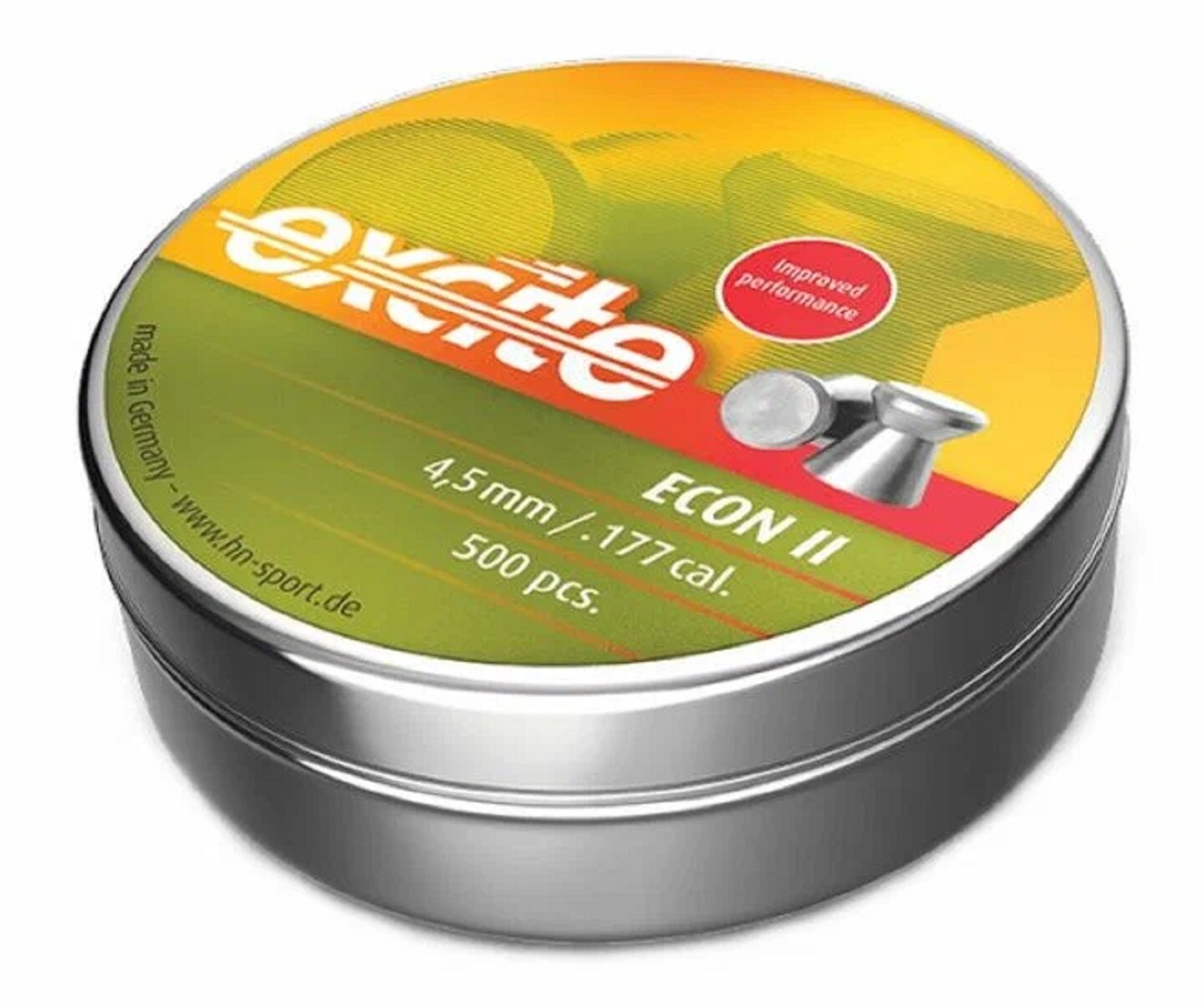 Пули H&N Excite Econ II 4,5 мм, 0,48 г (500 штук), от 7,5 Дж