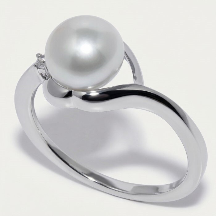 Кольцо Silver WINGS, серебро, 925 проба, жемчуг