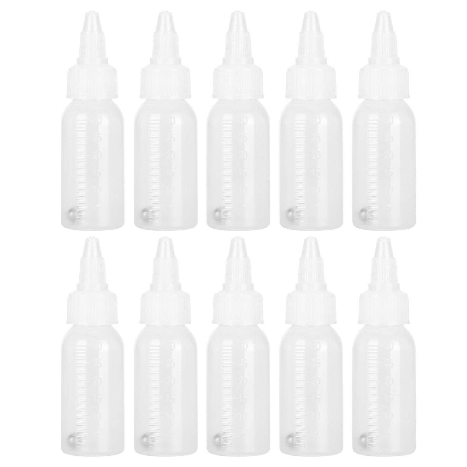 30мл Коррозионностойкая бутылка для краски с дозатором. Пластиковая емкость для хранения пигментов