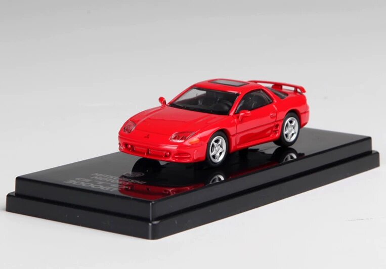 PARA64 1/64 Масштабная Модель Автомобиля Mitsubishi GTO 3000GT из Сплава в Красном Цвете - Коллекционная Металлическая