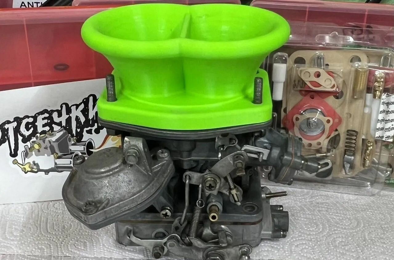 Диффузор дудка на карбюратор озон, солекс, вебер 38 мм