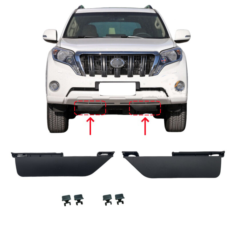 Доска нижней защиты переднего бампера для Toyota Prado (FJ150/LC150) 2010–2020 и Lexus GX400/GX460 2009–2017
