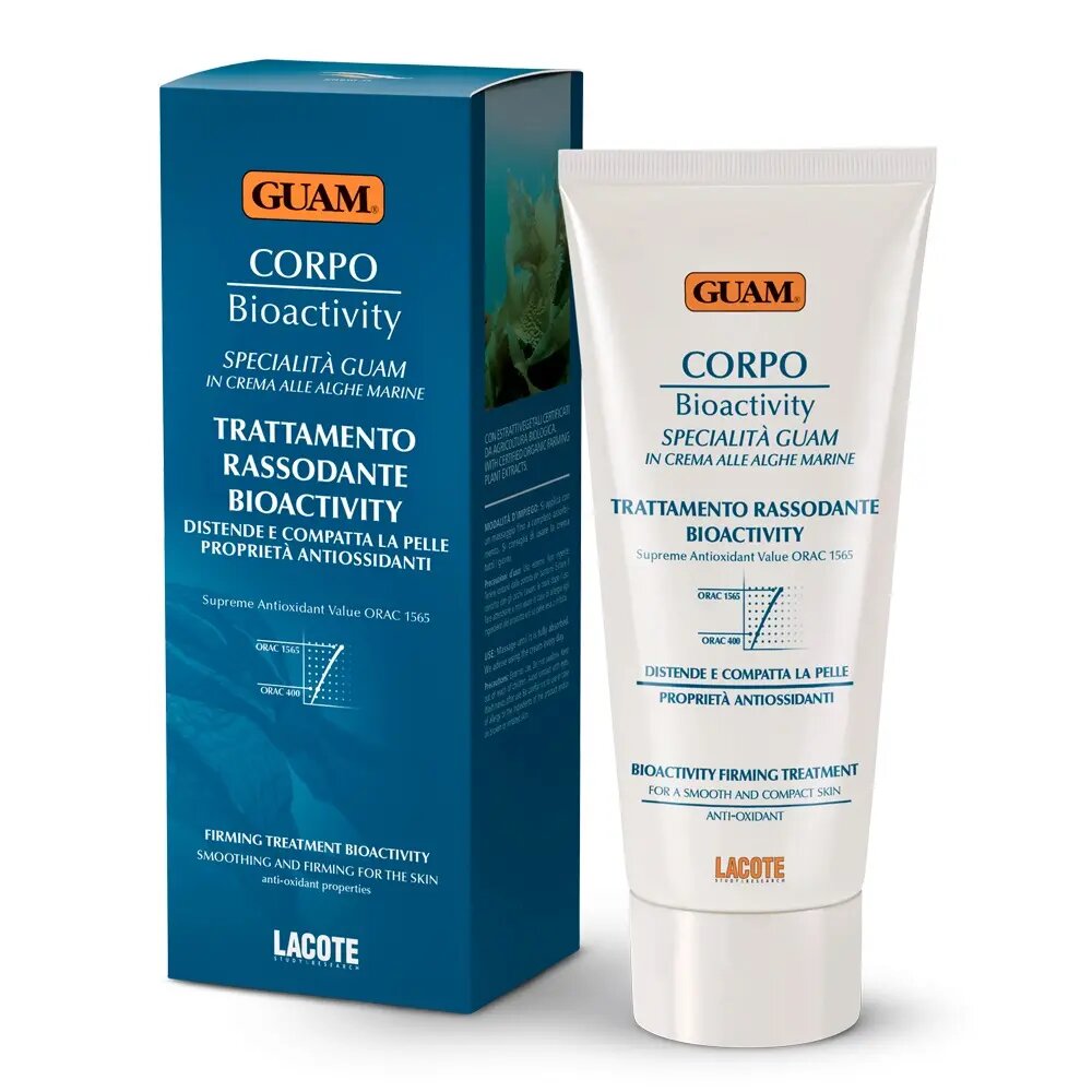 Крем Guam "CORPO", для тела, подтягивающий, биоактивный, для проблемных зон, 200мл