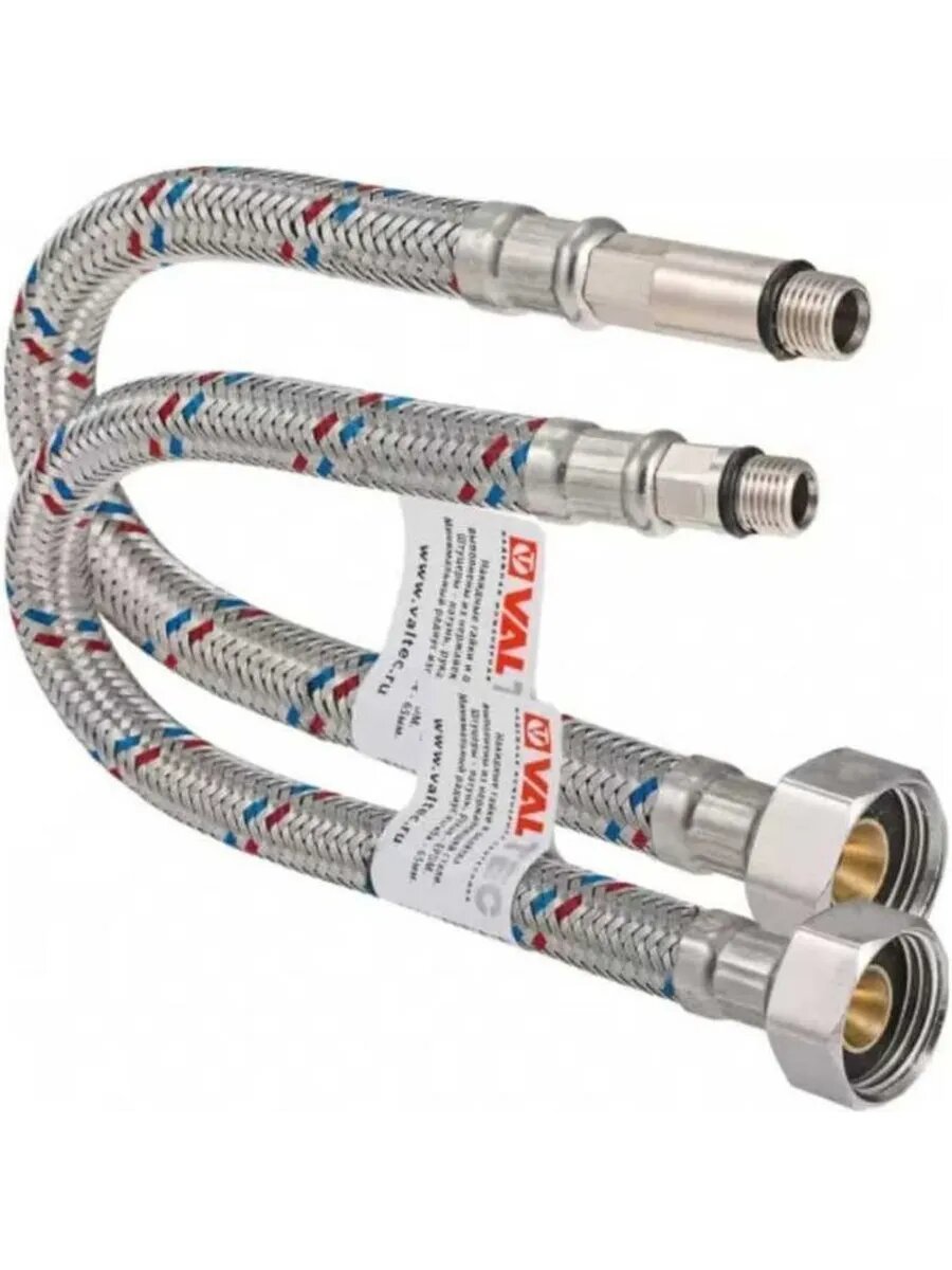 Комплект г/п для смесителя М10х18+М10х35 - G1/2 50см, 1 шт