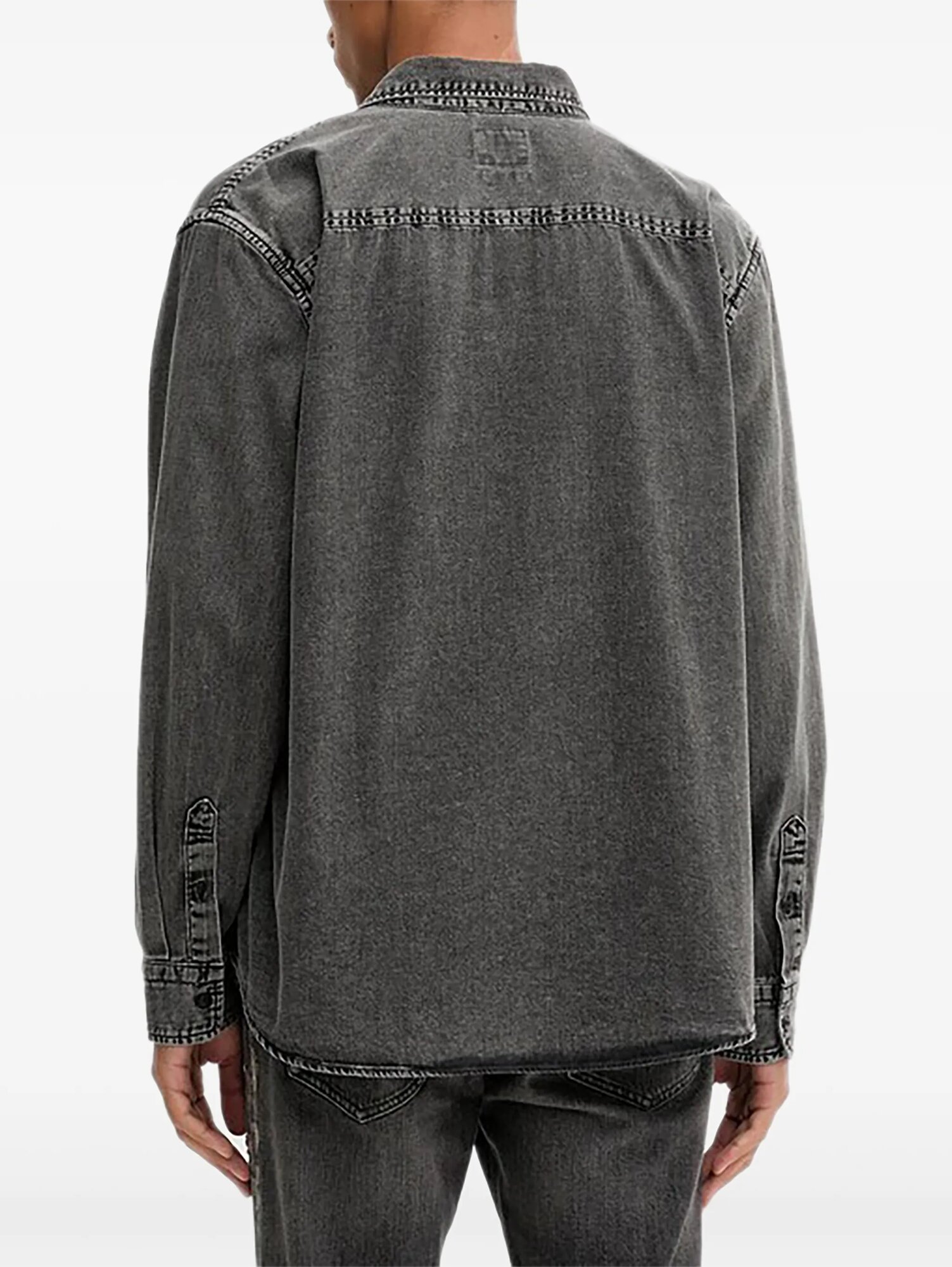 Рубашка Levi's Cotton shirt, размер S, серый — фото 1