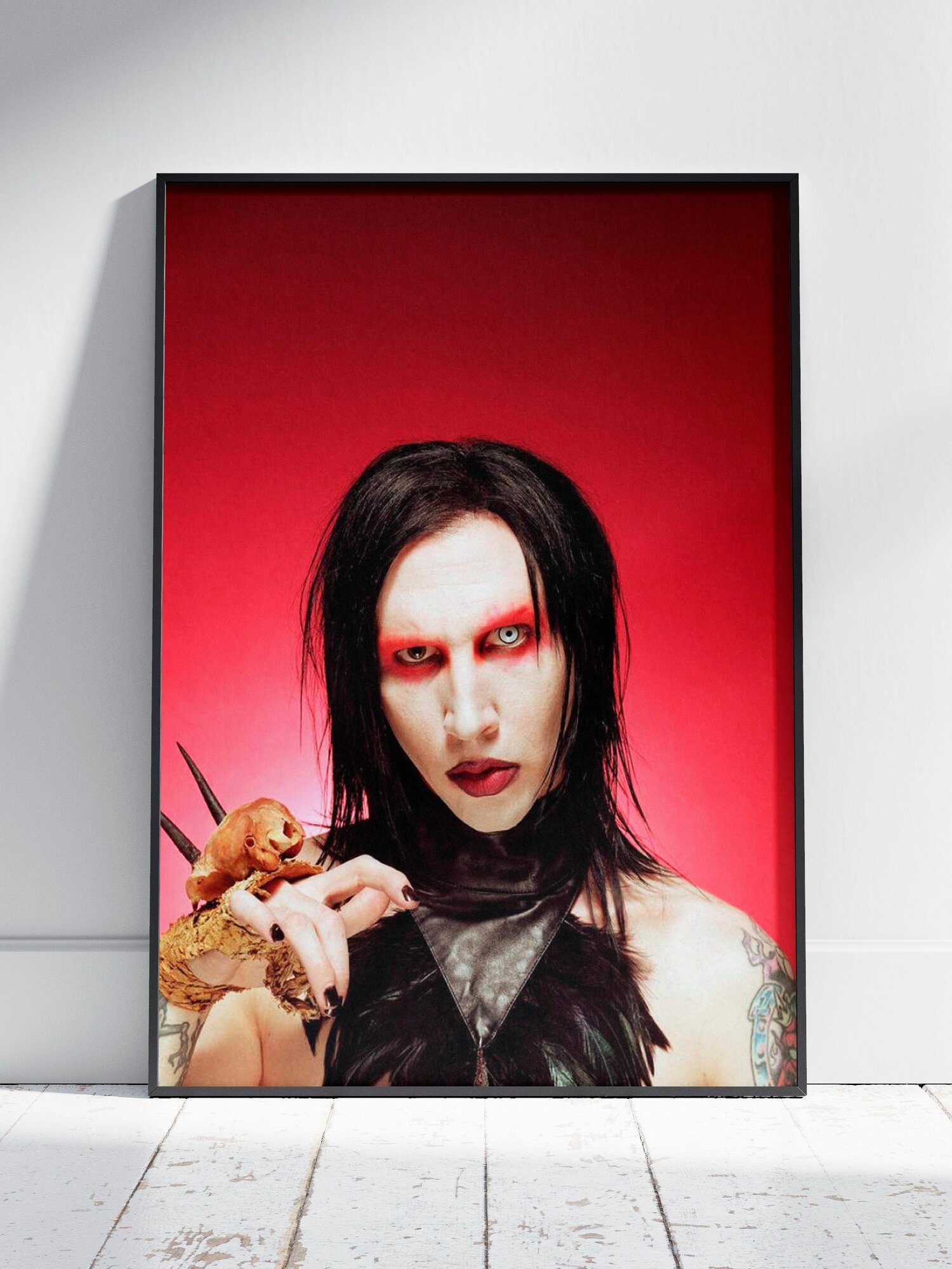 Плакат на стену для интерьера Мэрилин Мэнсон (Marilyn Manson 14) - Постер по музыке и артисту формата A4 (21x30 см)