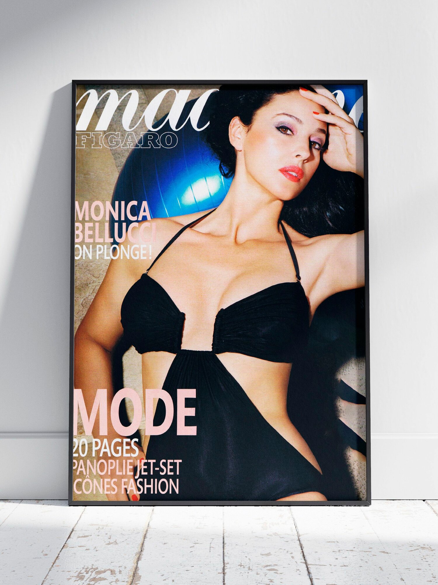 Плакат на стену для интерьера Моника Беллуччи (Monica Bellucci 48) - Постер по актеру фильма, кино, сериала формата A4 (21x30 см)