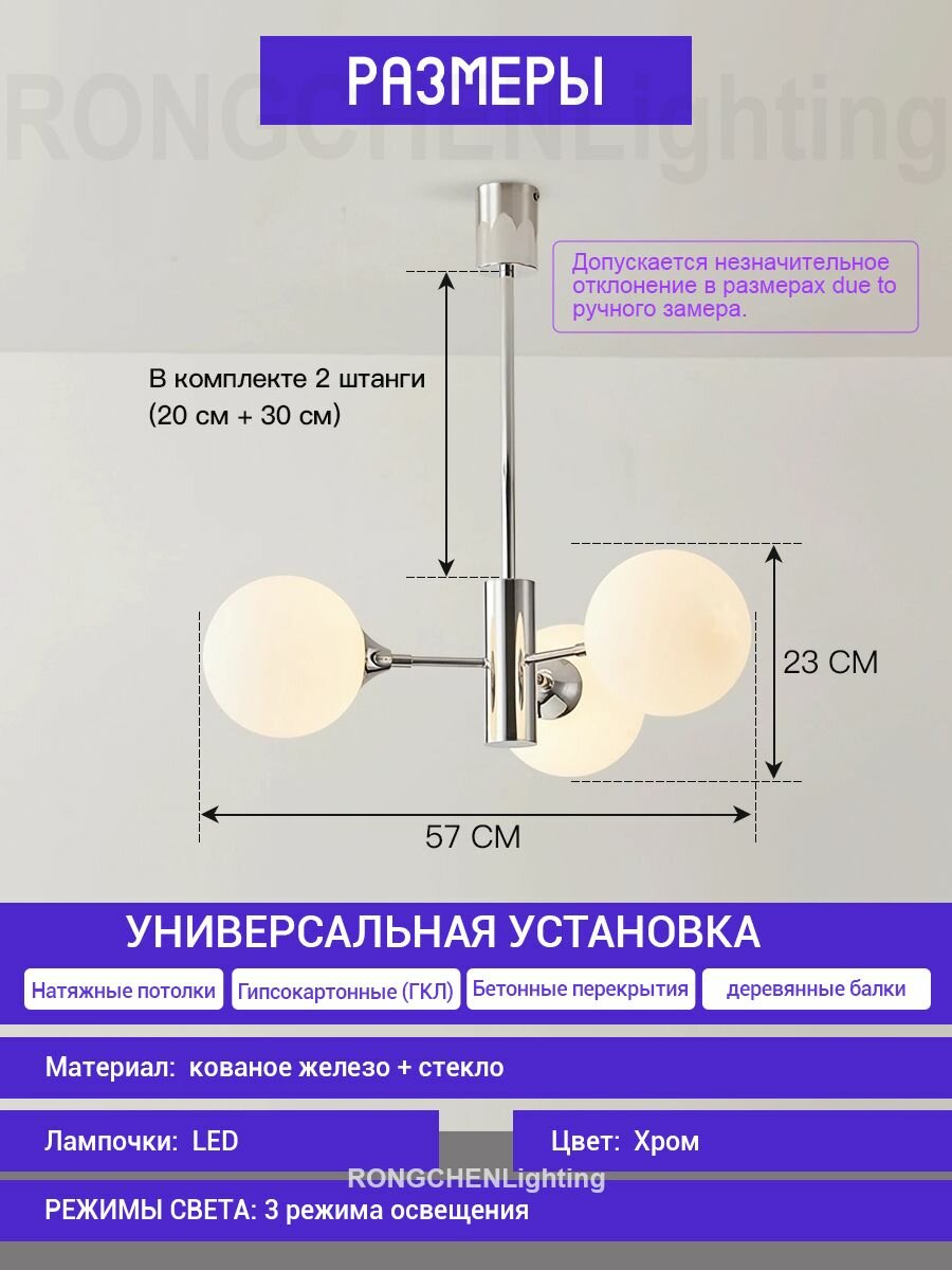 Потолочный светильник — фото 1