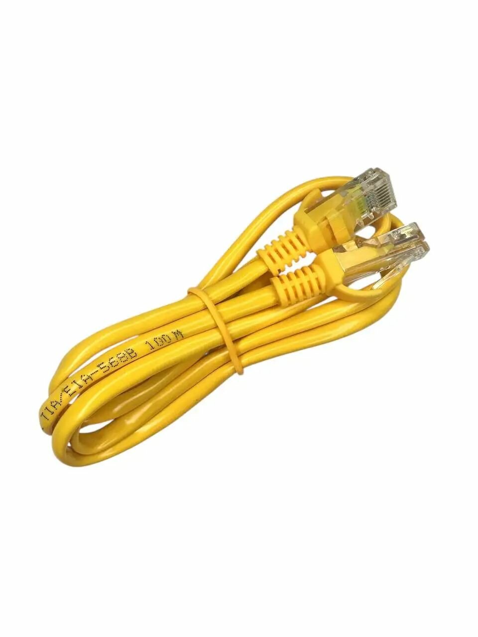 Патчкорд RJ45 1 м, желтый, пассивный компонент