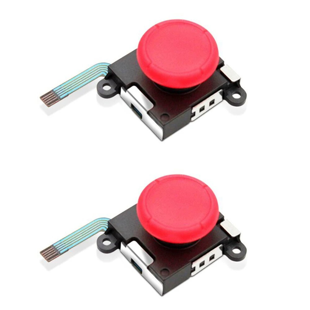 Оригинальный красный стик Joy-Con (2 шт.) с инструментами для ремонта Switch