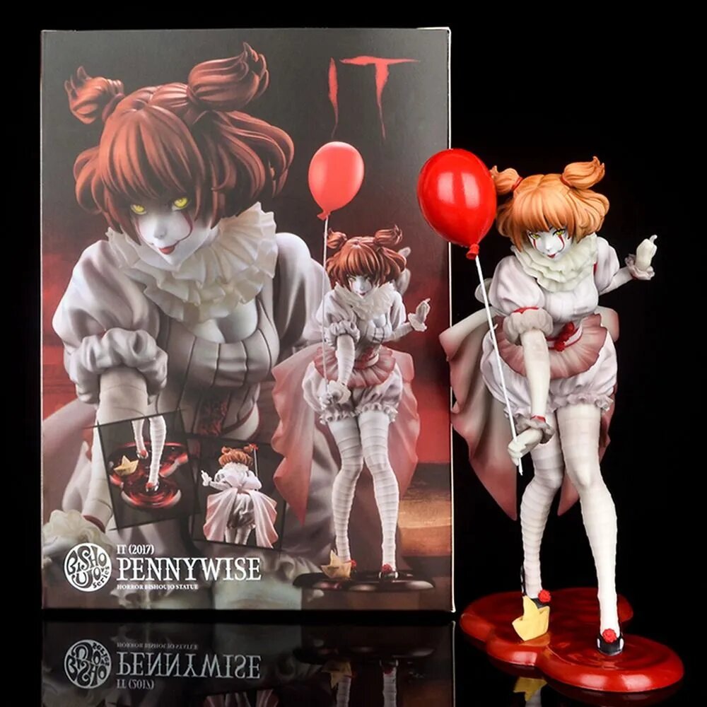 Anime Movie IT Pennywise Joker Girl Стивена Кинга Клоун ПВХ Экшен-Фигурка