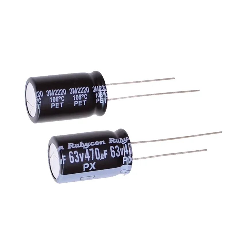 20шт Рубикон PX 470uF 63V конденсаторы алюминиевые