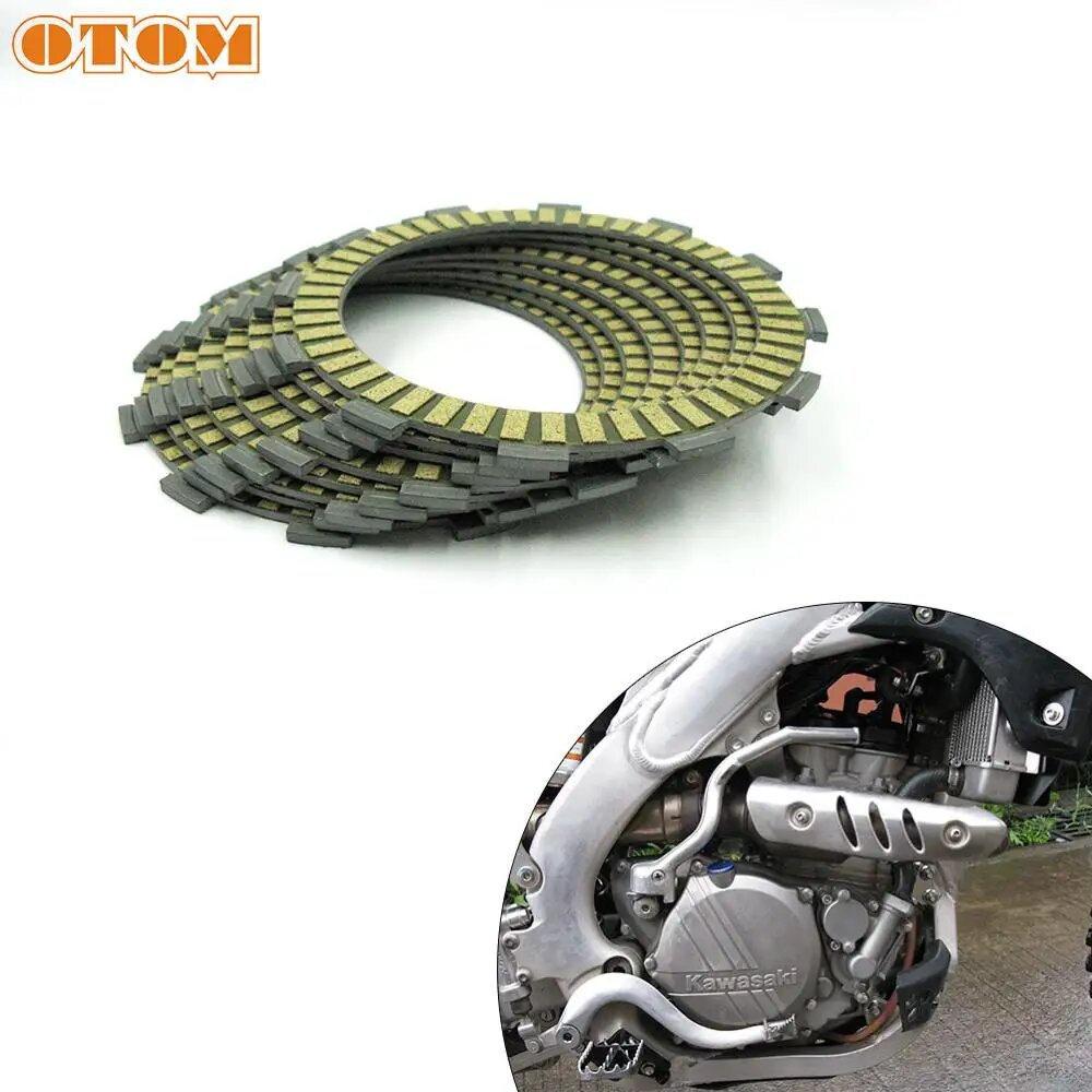 Фрикционные диски сцепления для мотоцикла OTOM, наборы дисков для KAWASAKI KX250F KDX250 KX250 KX250 KX500 13088-1089 13088-0018