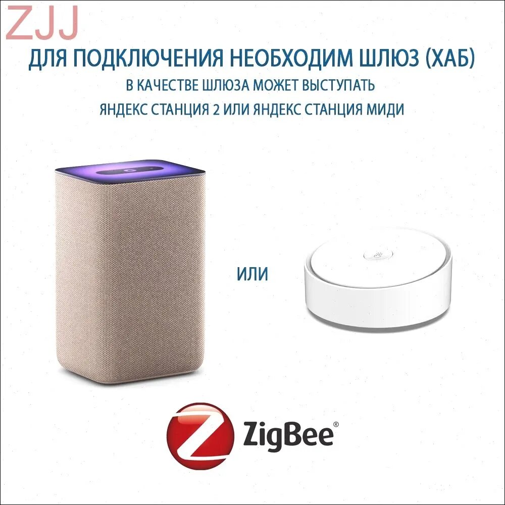 Датчик протечки воды ZJD Zigbee, 3 шт — фото 1