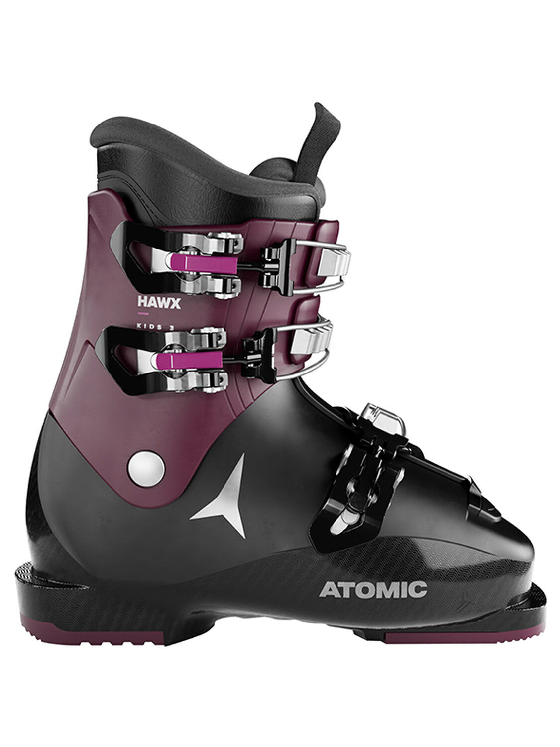 Горнолыжные ботинки Atomic Hawx Kids 3 Black Violet/Pink 24/25 , для детей , фиолетовый