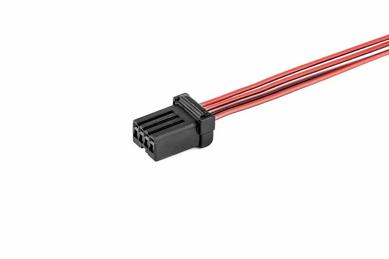 Разъем (4pin) 4 контакта к кнопке управления стеклоподъемниками, датчику температуры салона для Lada (ВАЗ) (Cargen)
