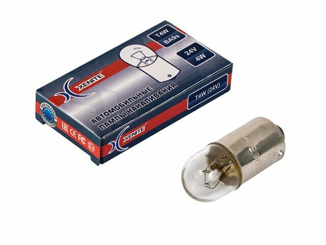 Лампа 24V T4W (BA9s)*******************************************