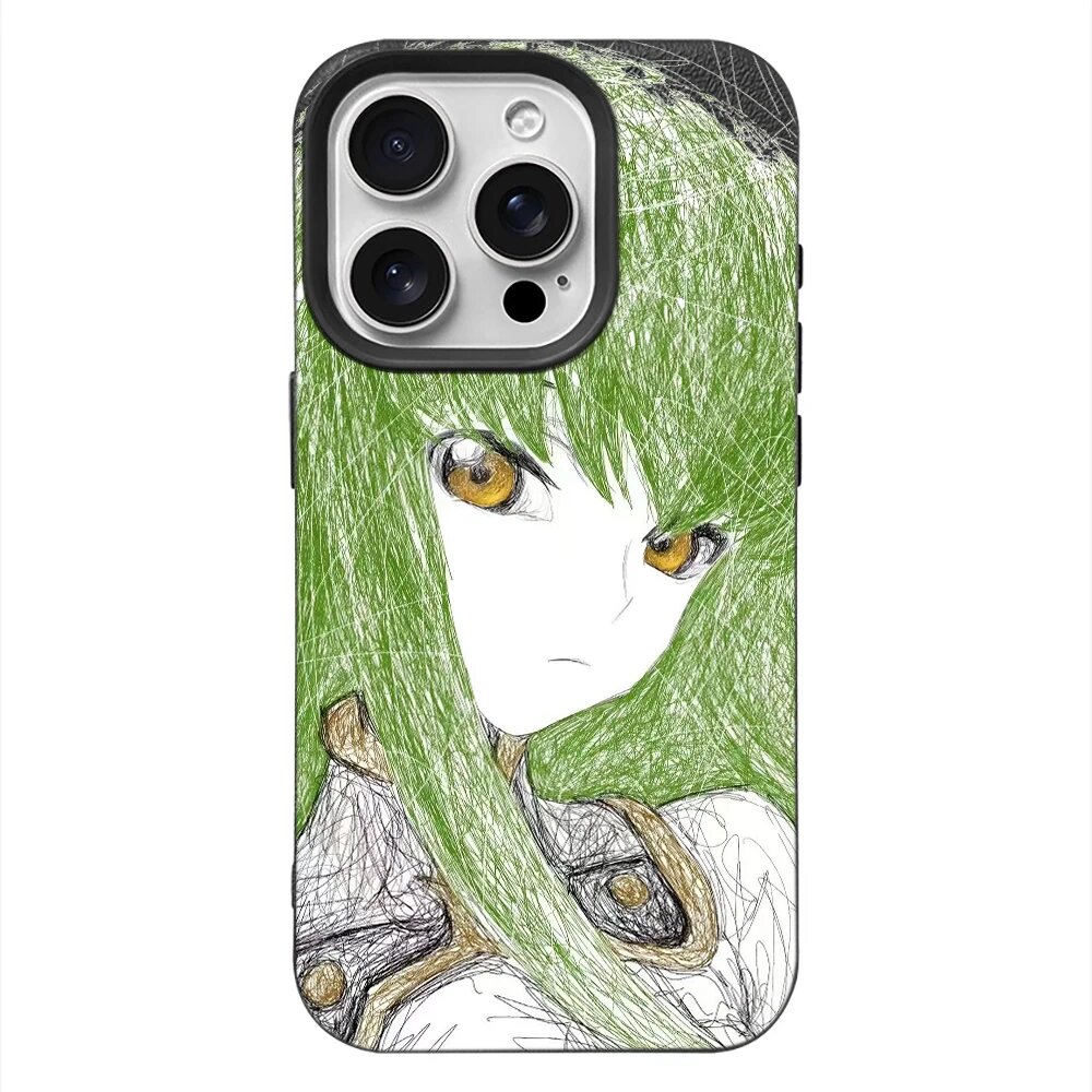 Чехол для iPhone Scribble Art Code Geass, черный