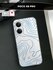 Чехол на Poco X8 Pro / Поко X8 Про с принтом Blue lines, прозрачный