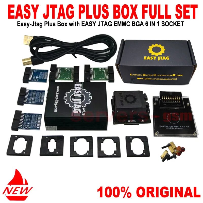 Easy JTAG Plus Box FULL SET(5 ISP) — фото 1