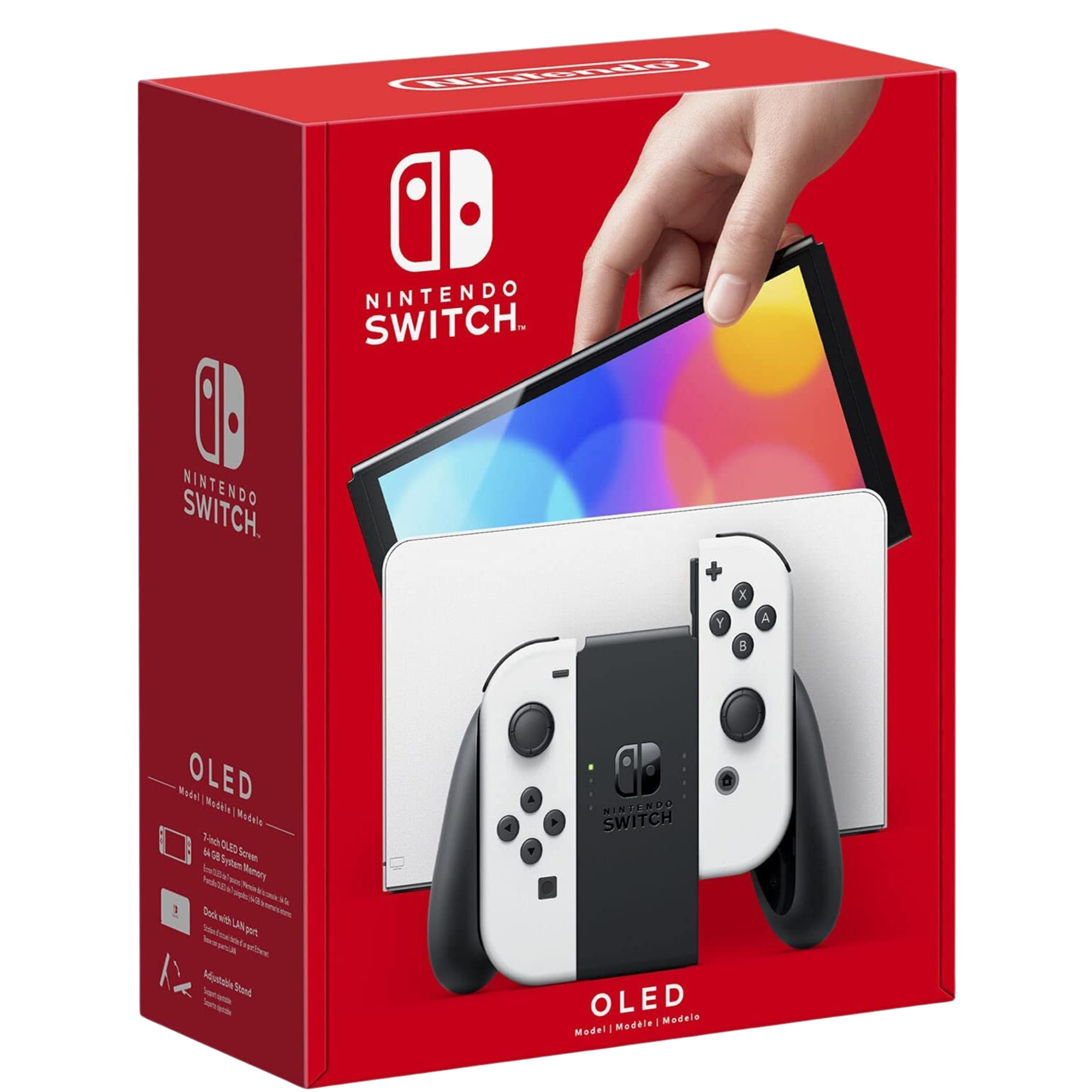 Игровая приставка Nintendo Switch OLED 64 Gb, белая
