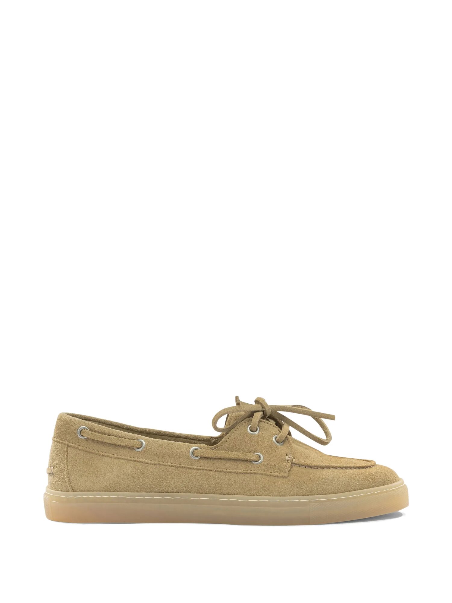 Лоферы Lace-up suede loafers