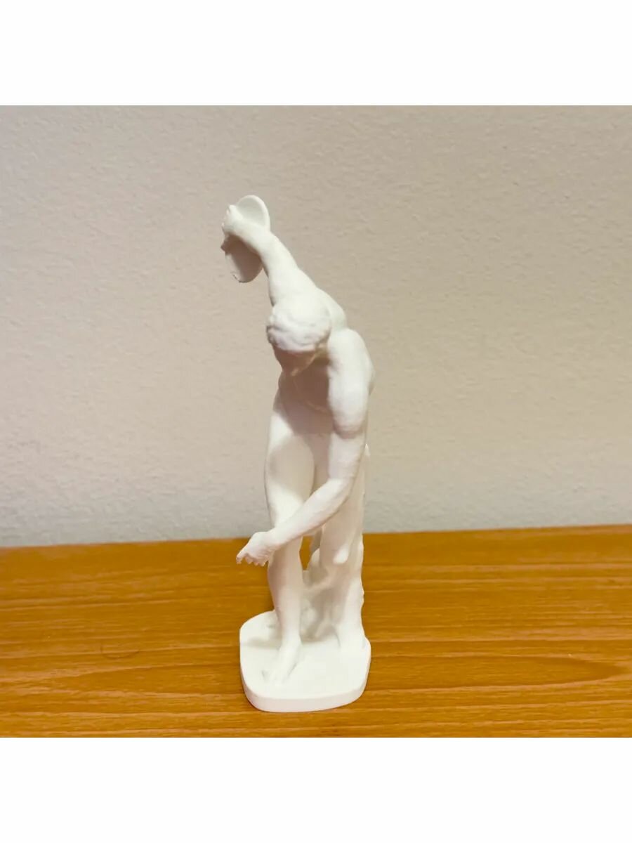 Греческая статуэтка "Дискобол" 3D печать из пластика — фото 1