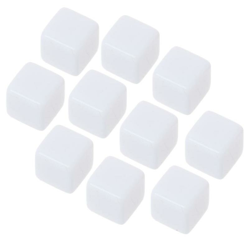 Белые кубики для игр, 16/18/20 мм, 20mm