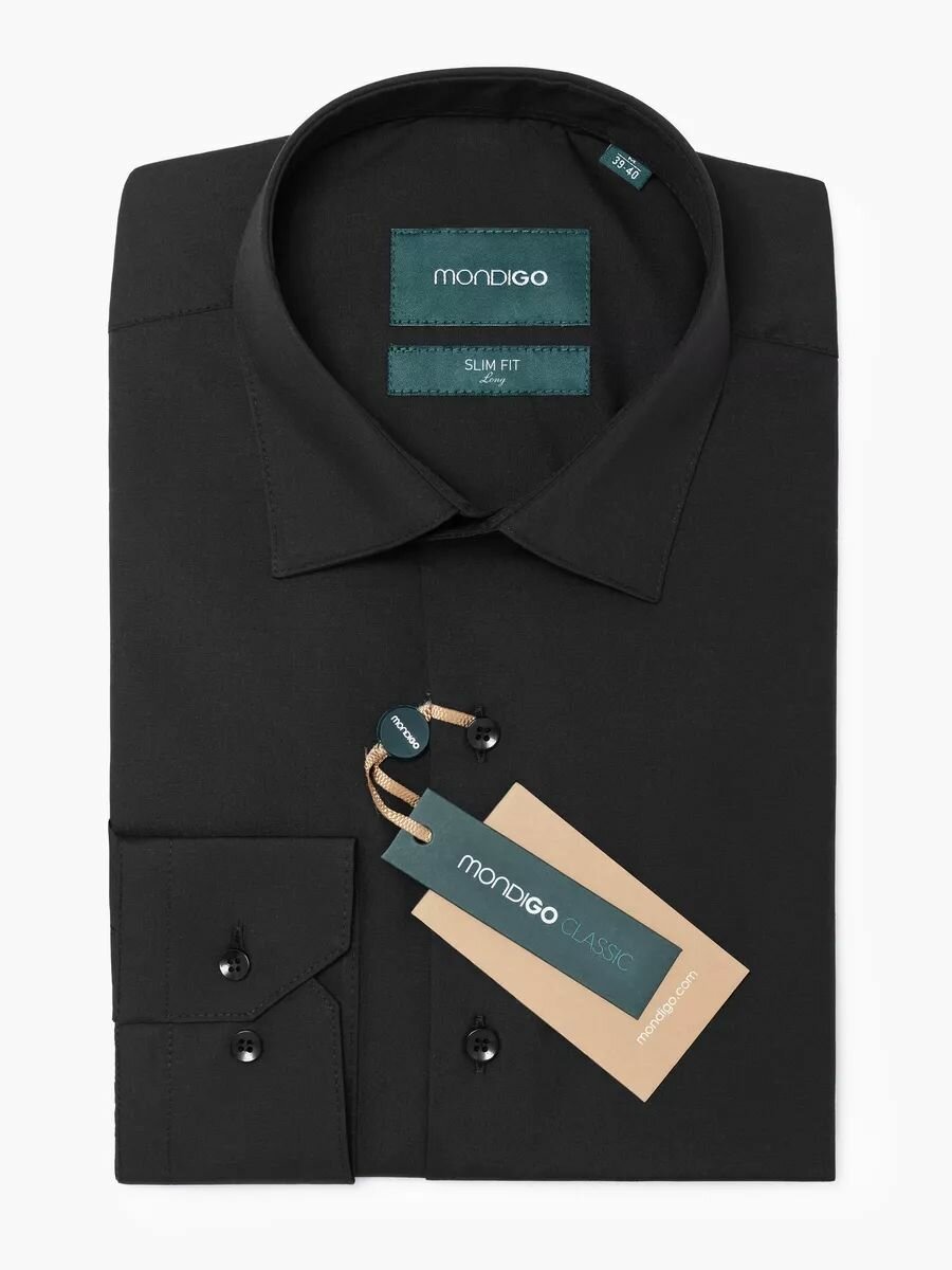 Рубашка на высокий рост LONG SLIM FIT с длинным рукавом