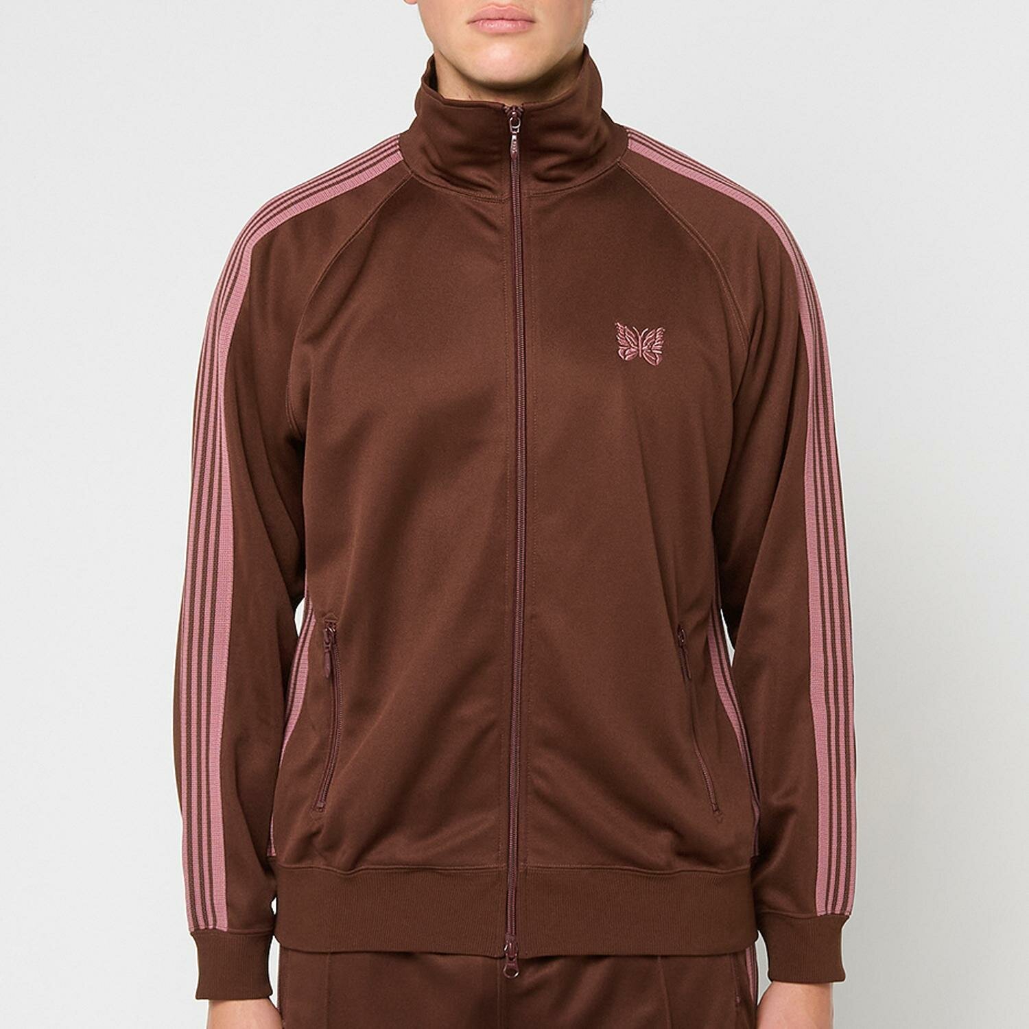 Толстовка Needles Толстовка Needles Track Jacket - Poly Smooth, размер L, , brown — фото 1