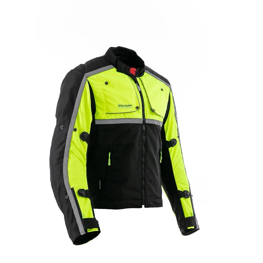 Мотокуртка Hyperlook Stinger Black-green. XXXL. Черный-зеленый