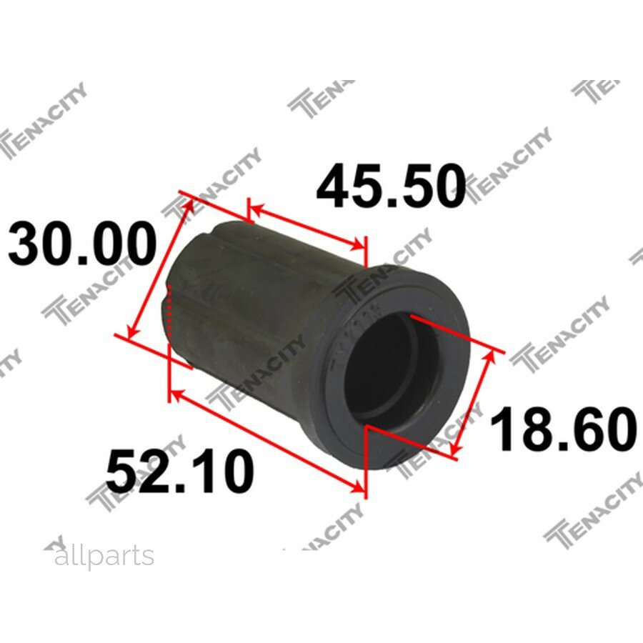 TENACITY AAMTO1279 Втулка рессоры