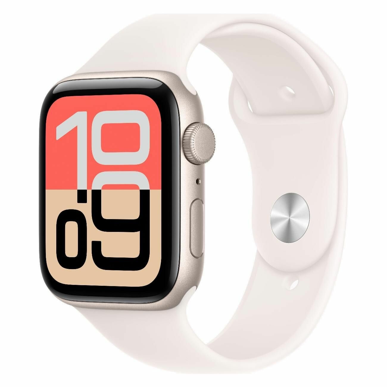 Смарт-часы Apple Watch SE (2025) 44mm Starlight Aluminum Light Blush Sport Band