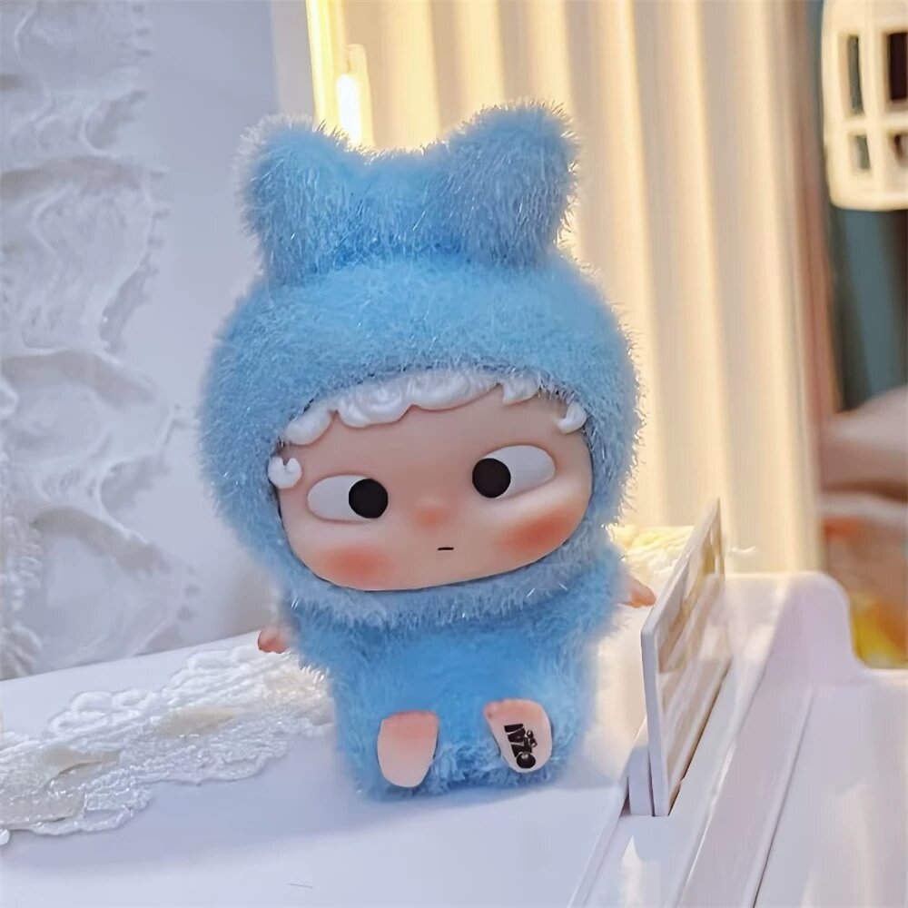 Ozai Furry Shelter Blind Box Mini Figure Cute Plush Toy Blind Bag Children's Birthday Gift Милый фрукт, съедающий зерно