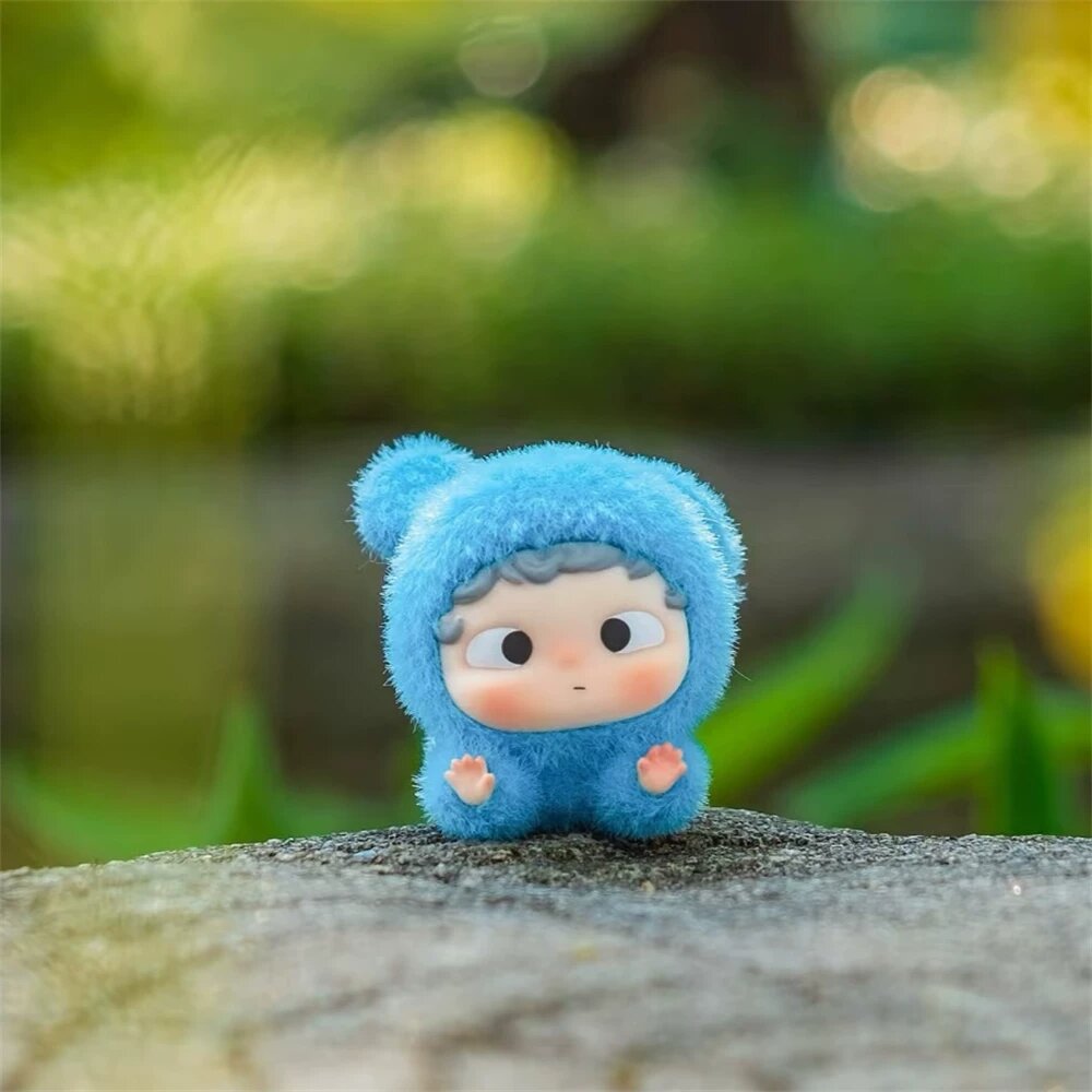 Ozai Furry Shelter Blind Box Mini Figure Cute Plush Toy Blind Bag Children's Birthday Gift Симпатичная зерновая горка
