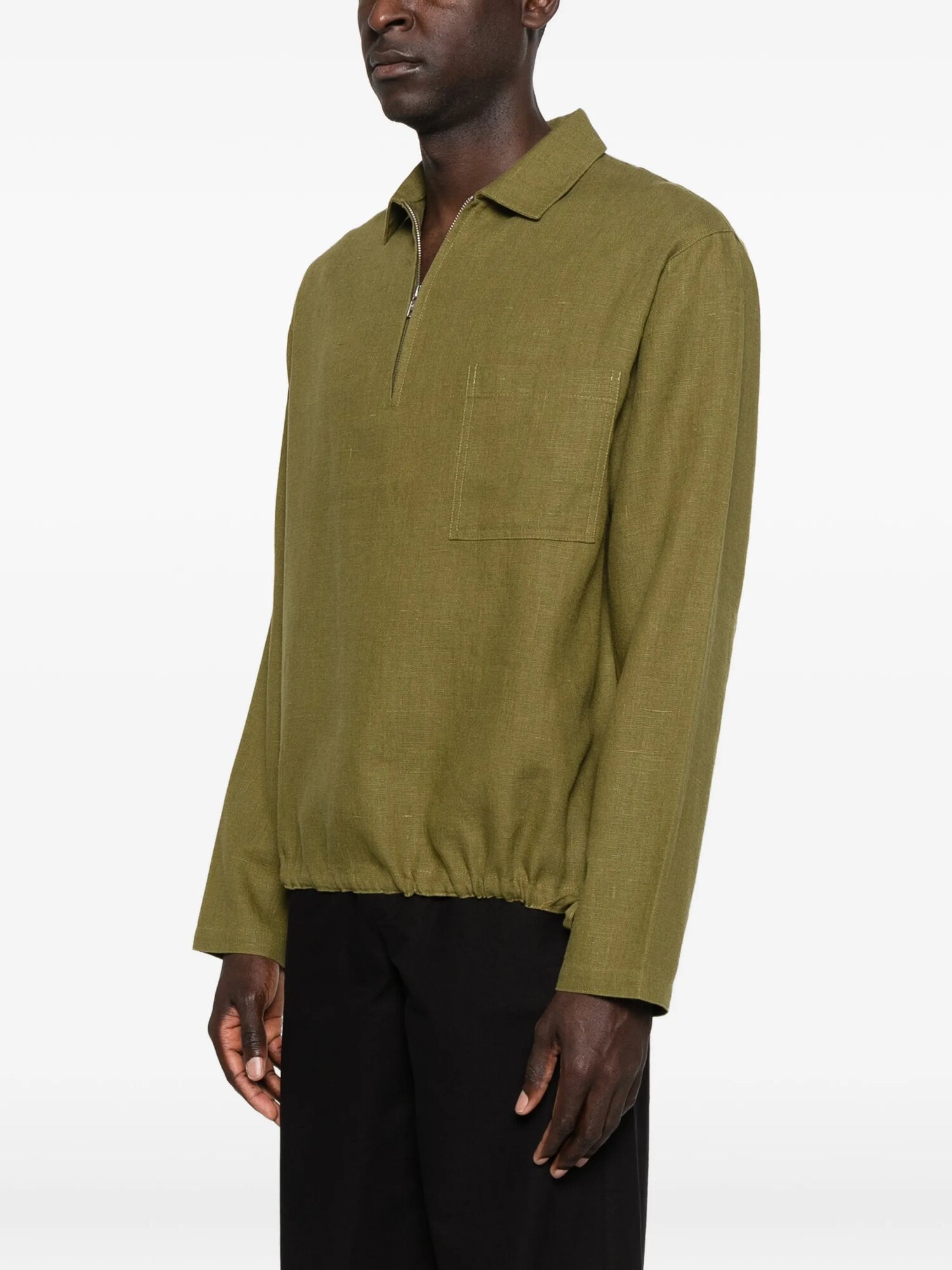Рубашка Arte Antwerp Zip-fastening drawstring polo shirt, размер 50 — фото 1