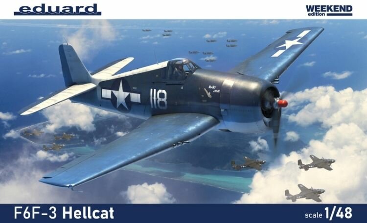 Палубный истребитель Grumman F6F-3 Hellcat (1/48) Eduard 84194