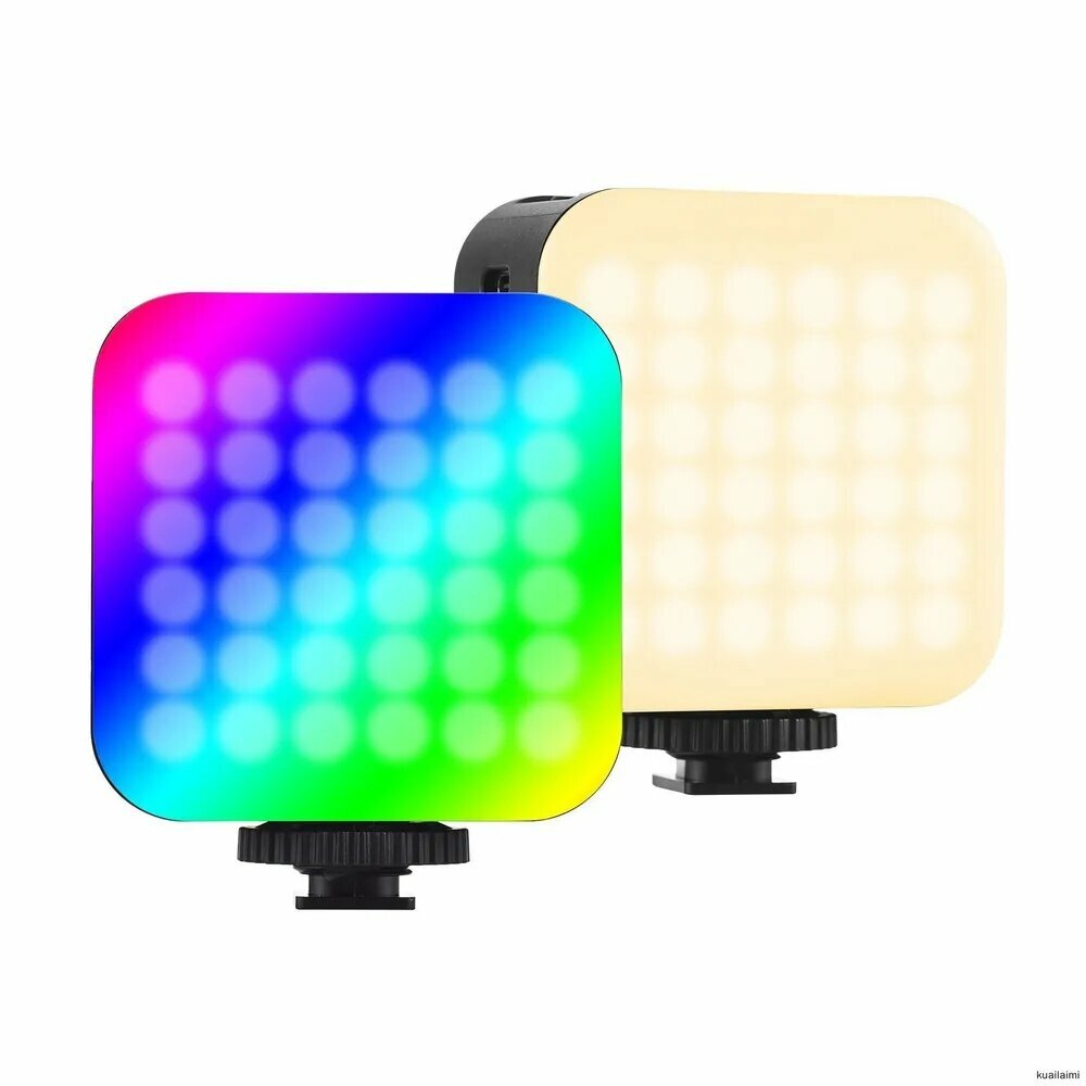 Andoer D02 Двухсторонний светодиодный заполняющий свет Pocket RGB Video Light