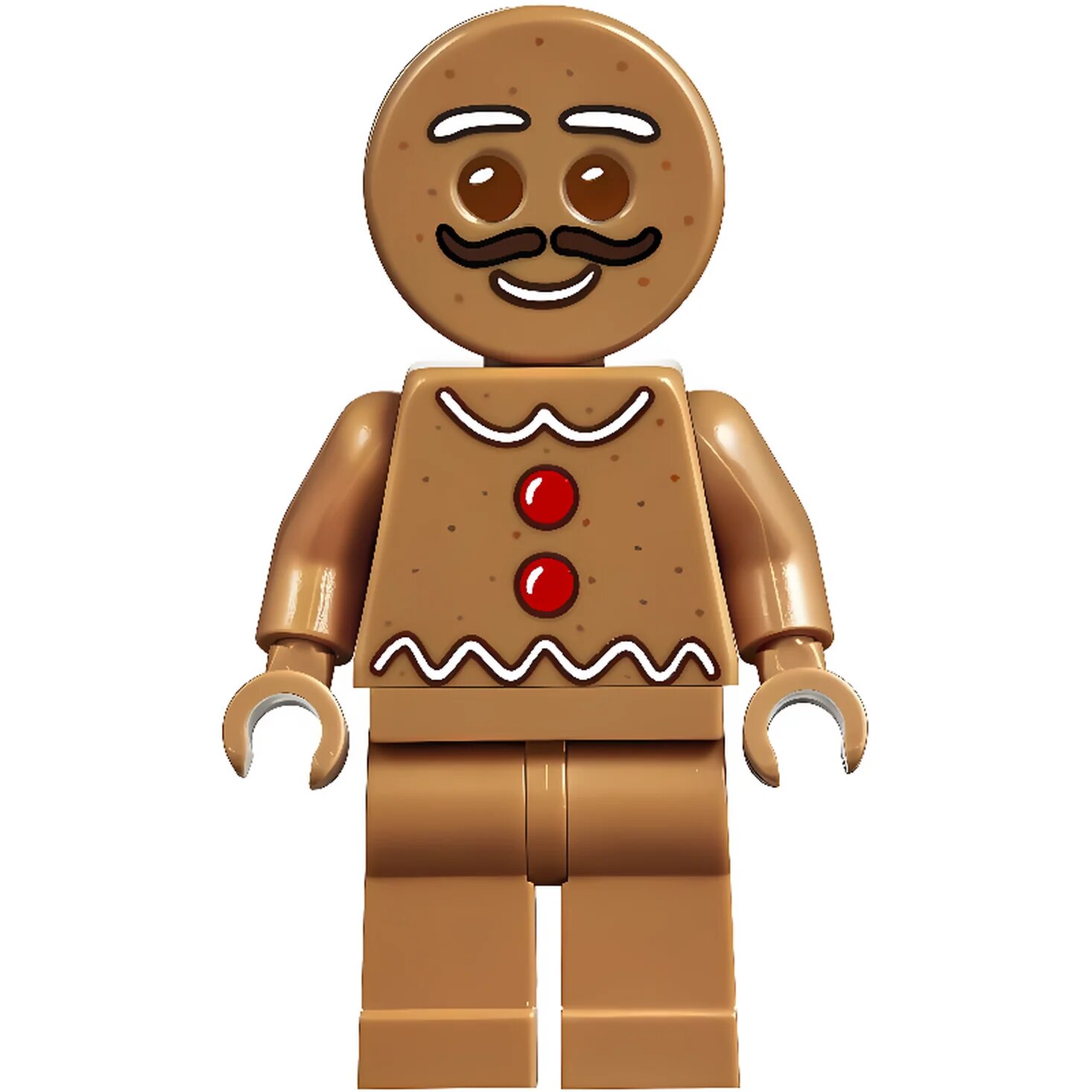 Минифигурка Lego Holiday & Event Gingerbread Man - Moustache hol169 U