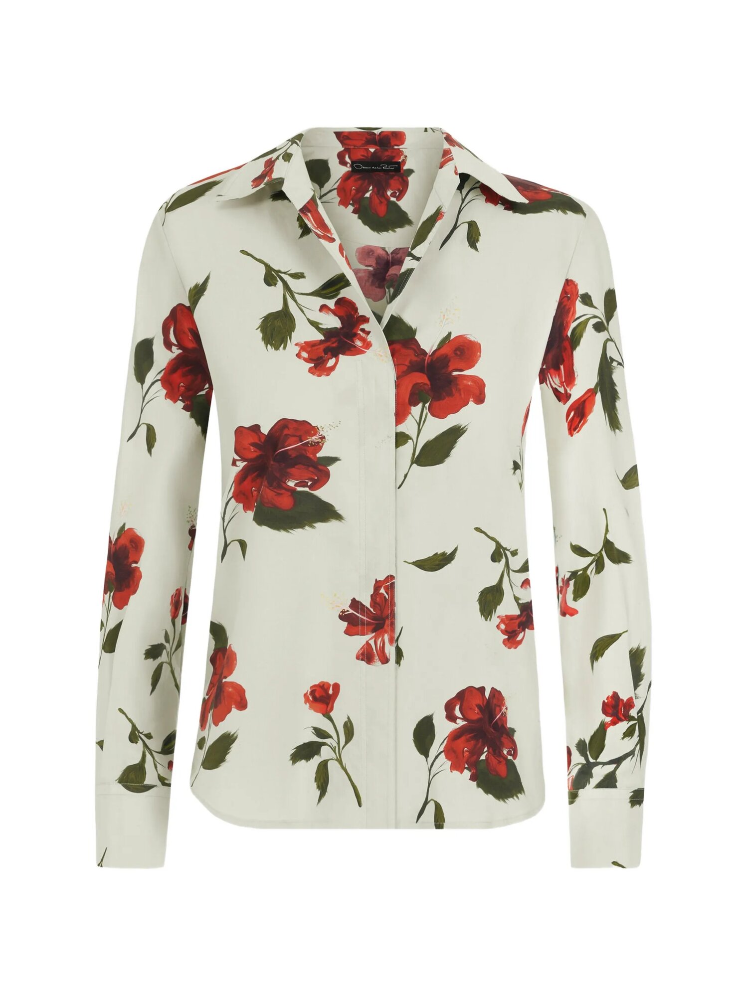 Блуза Hibiscus cotton poplin blouse