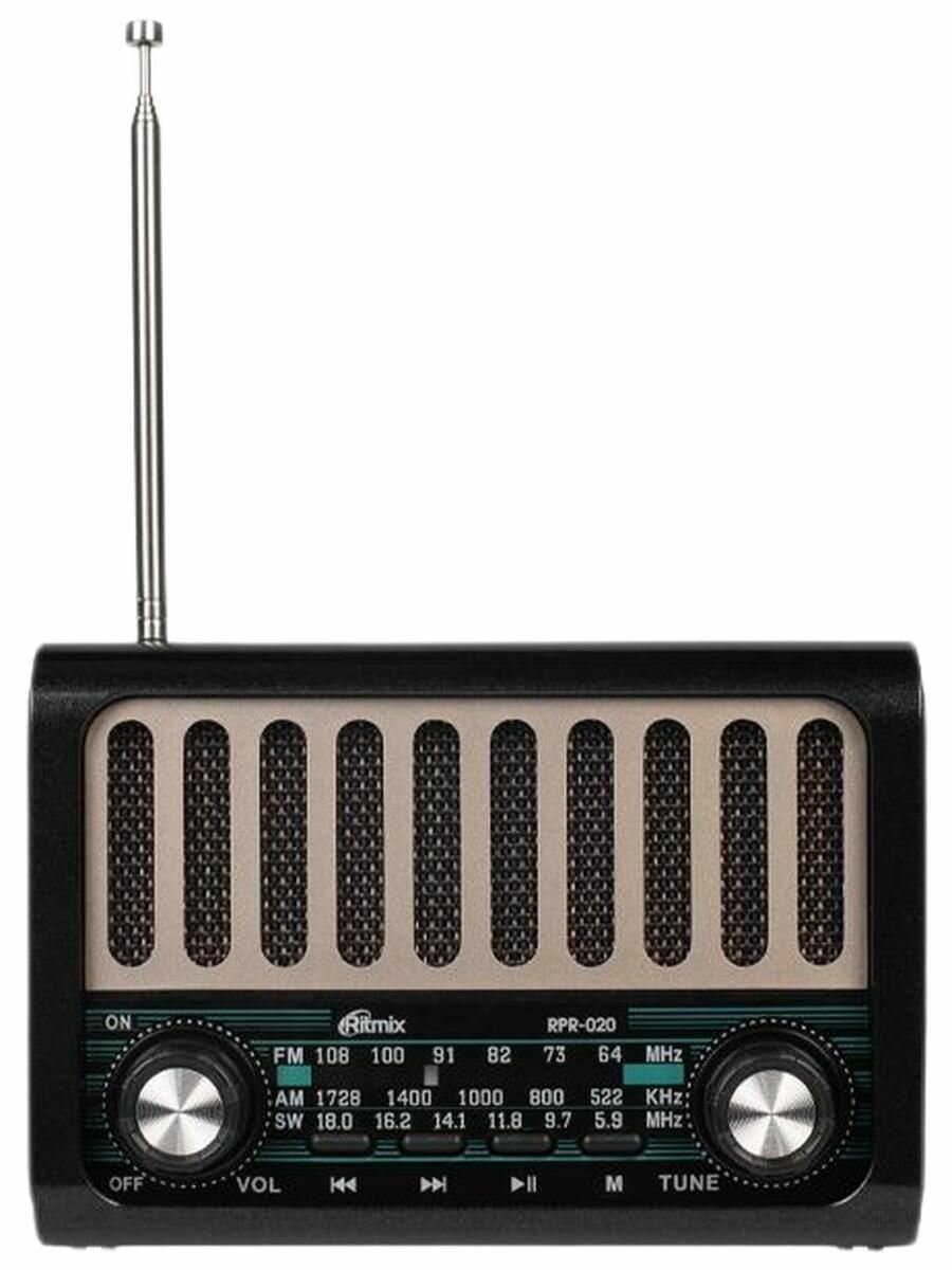 Радиоприемник Ritmix RPR-020, черный