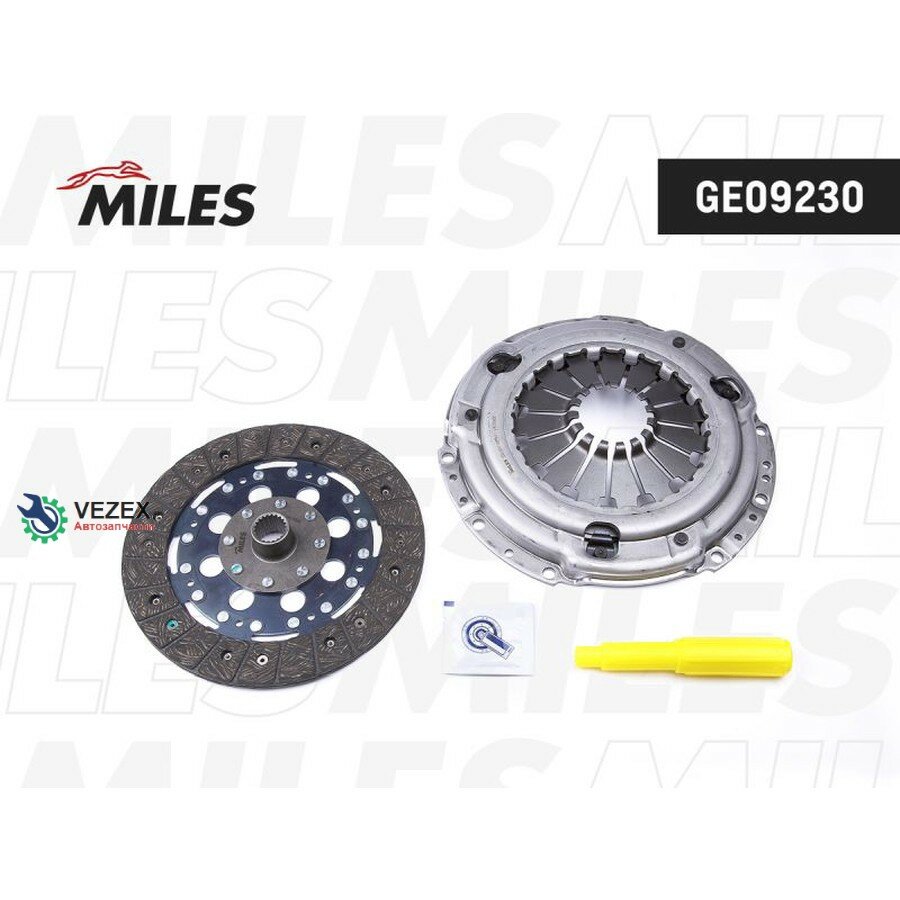 MILES GE09230 Сцепление комплект NISSAN QASHQAI /X-TRAIL T31 2.0 AWD 07- (Sachs 3000950952) GE09230