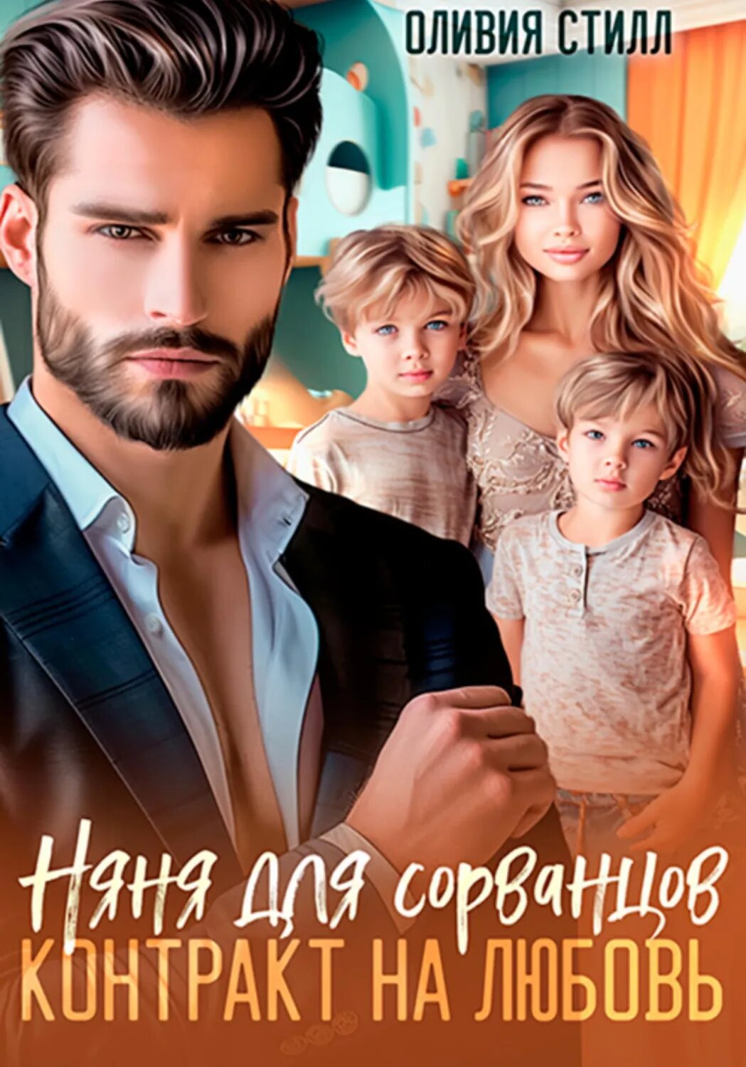 Няня для сорванцов. Контракт на любовь [Цифровая книга]