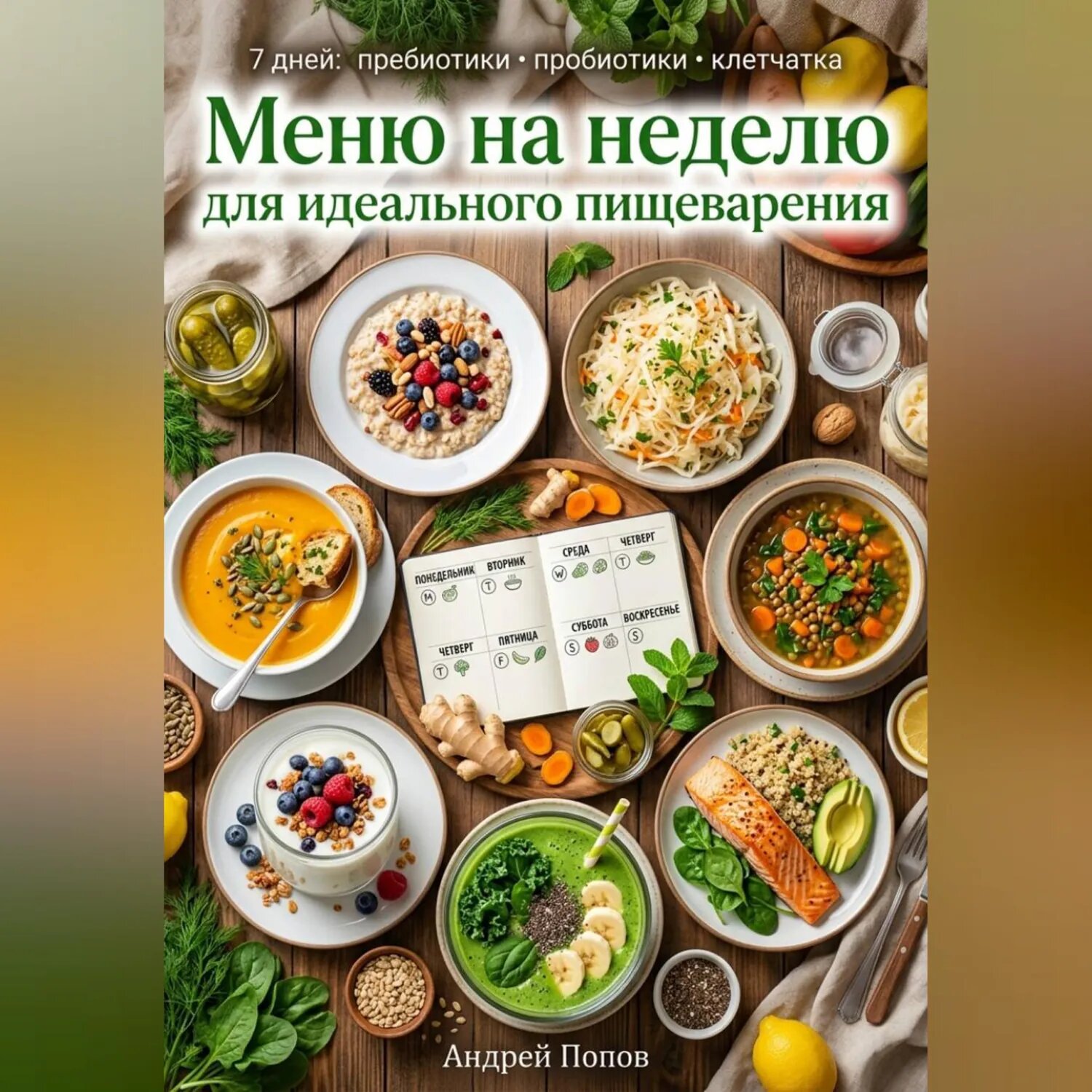 Меню на неделю для идеального пищеварения [Аудиокнига]