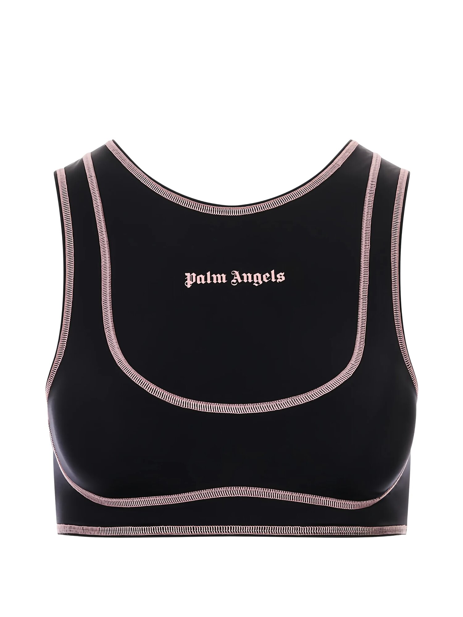 Топ Logo-print contrast-stitch tank top