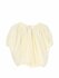 Блуза 120% LINO Gathered puff-sleeve blouse, размер 40
