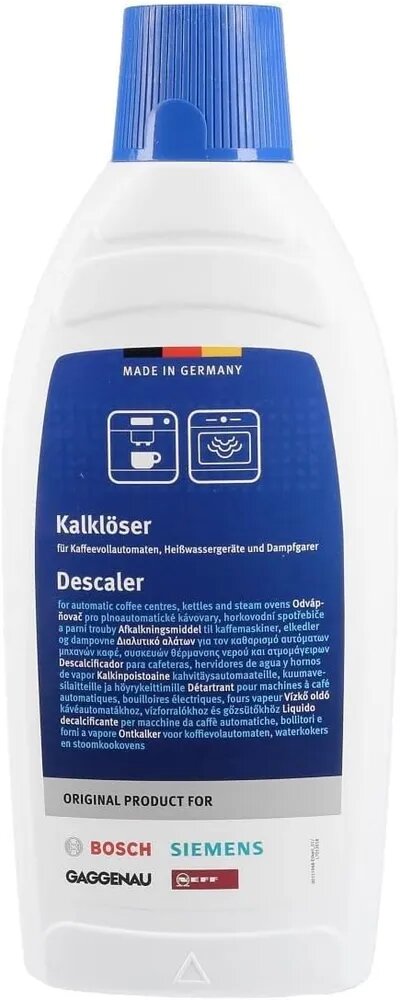 Bosch Siemens кофемашины, чайники и паровые духовые шкафы для удаления накипи 00311968