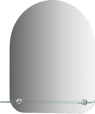 Зеркало Evoform Optima BY 0507 40x50 с полкой, 40 см, в современном стиле, зеркало настенное в ванную