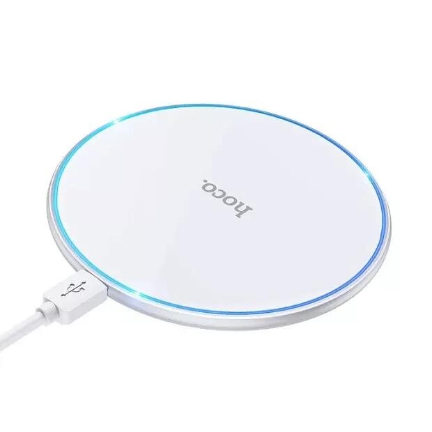 Беспроводное зарядное устройство HOCO CW6 Pro, белый, 15 Вт EU